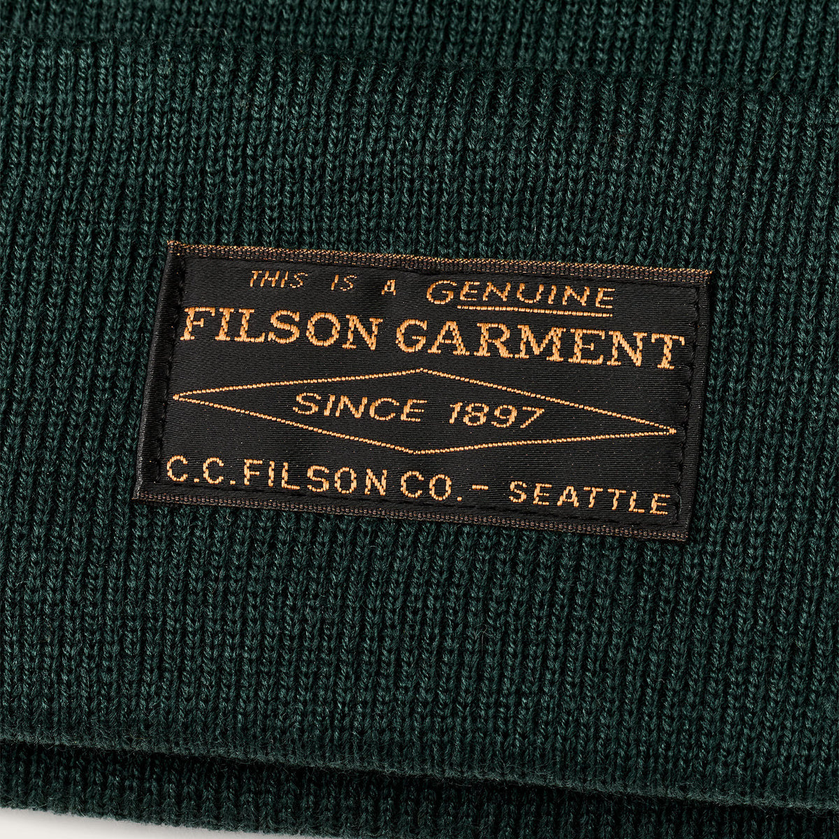 Ballard watch cap by Filson | Hunter green (Green)