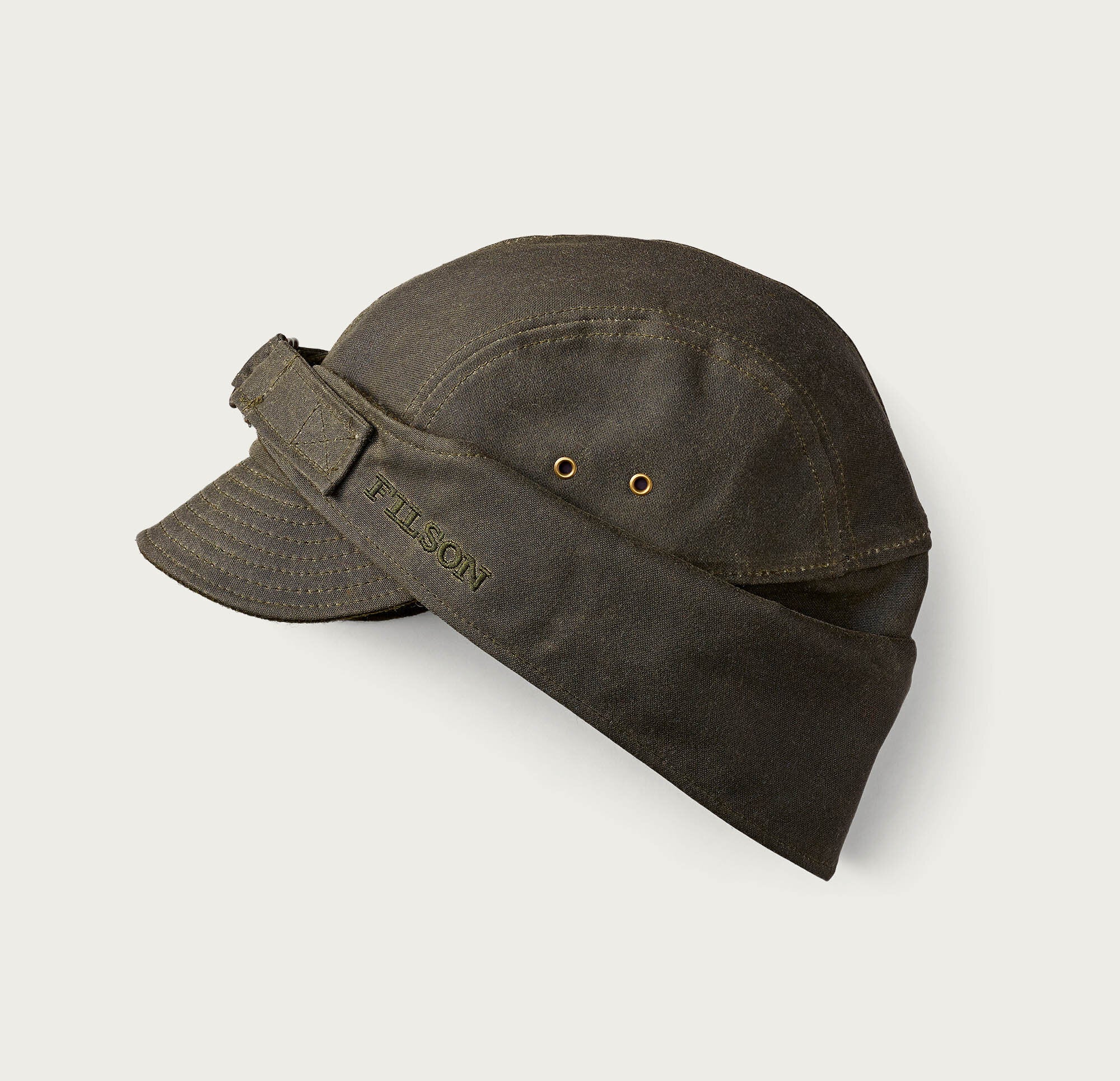 Tin cloth wildfowl hat by Filson | Otter green (Green)