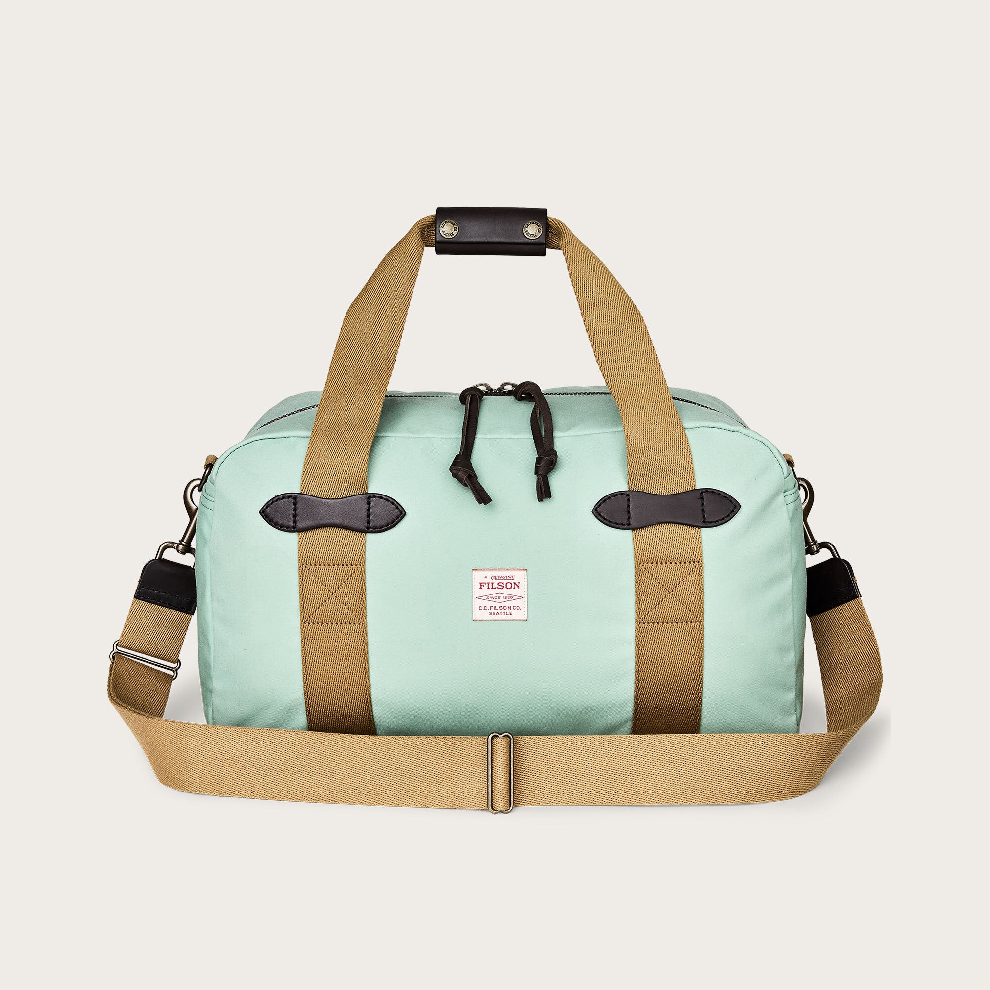 Tin cloth small duffle bag by Filson | Granite green (Green)
