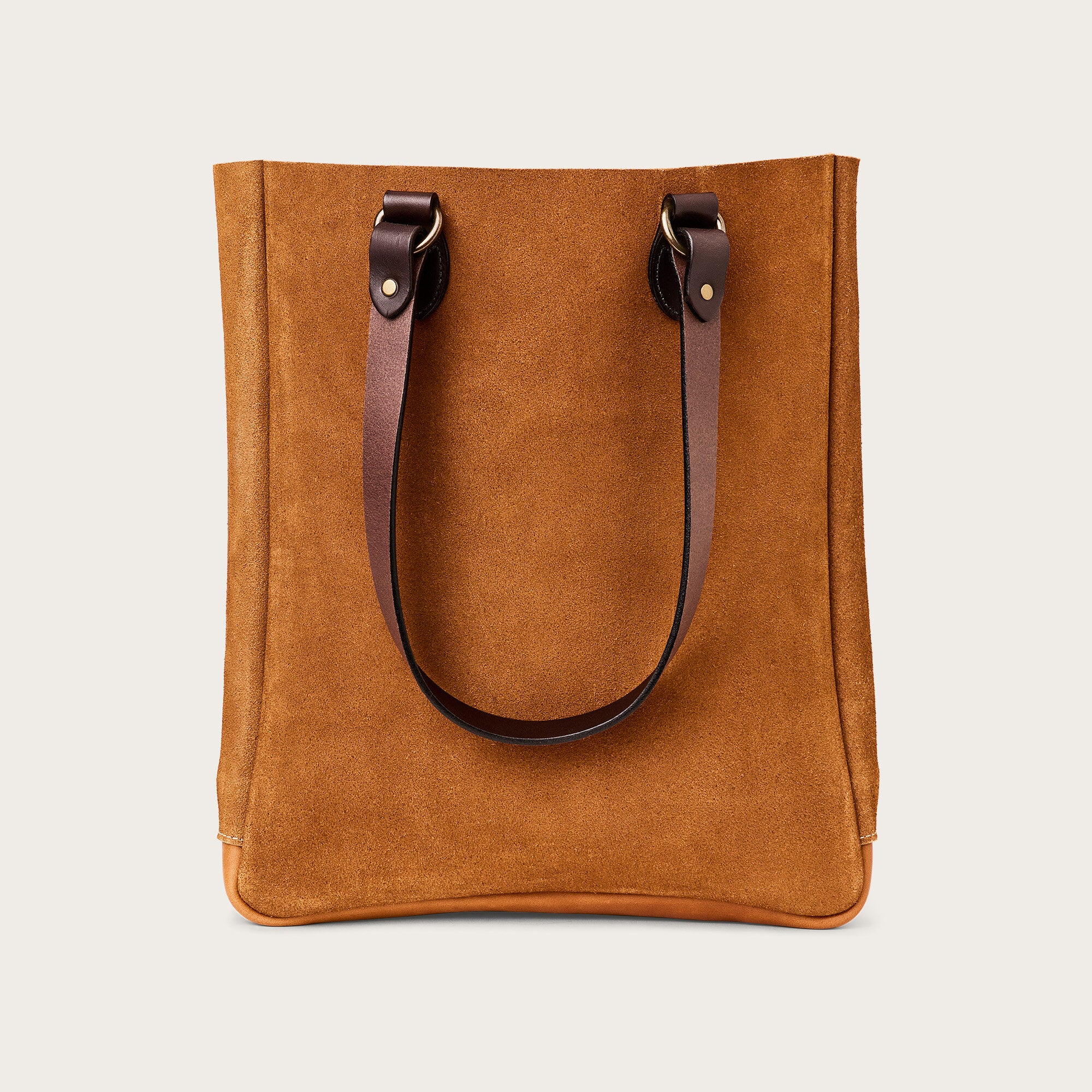 Suede open tote bag by Filson | Saddle brown (Brown)