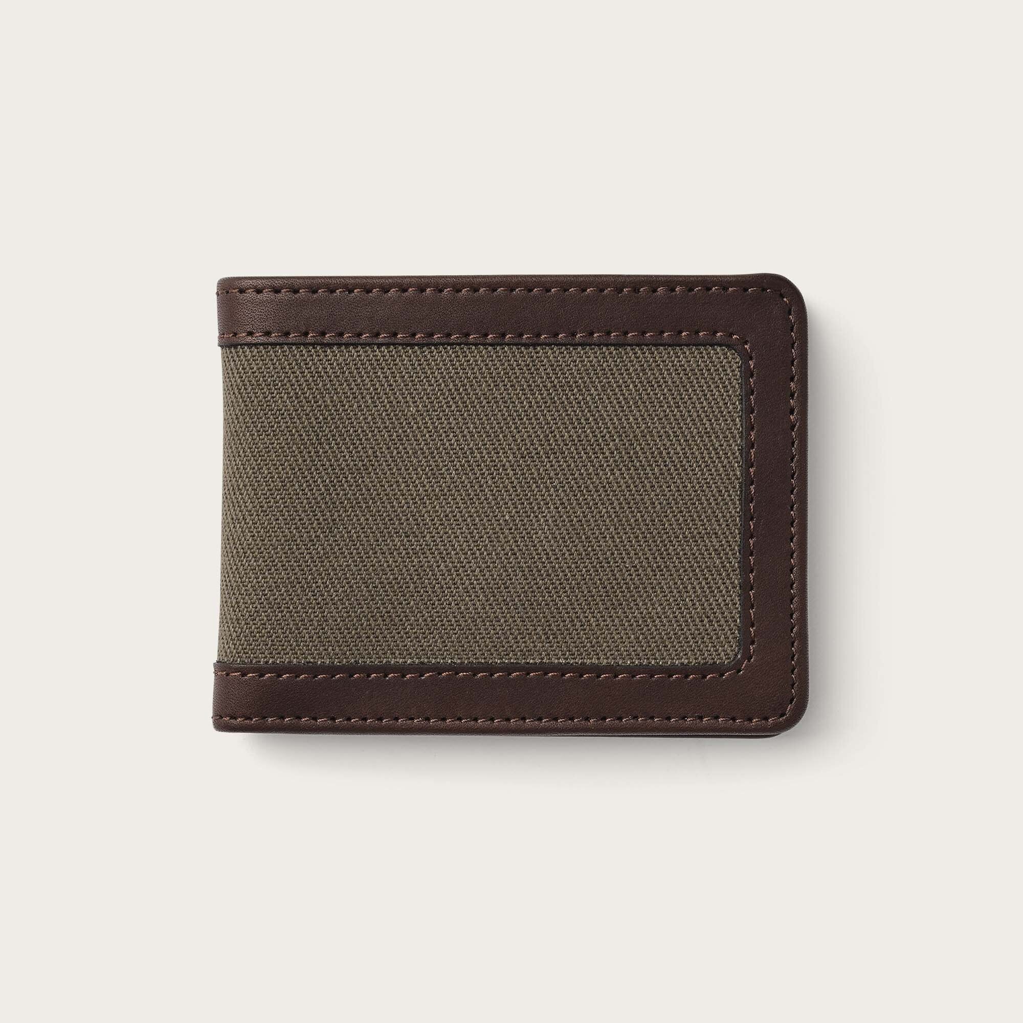 Rugged twill outfitter wallet by Filson | Otter green (Green)