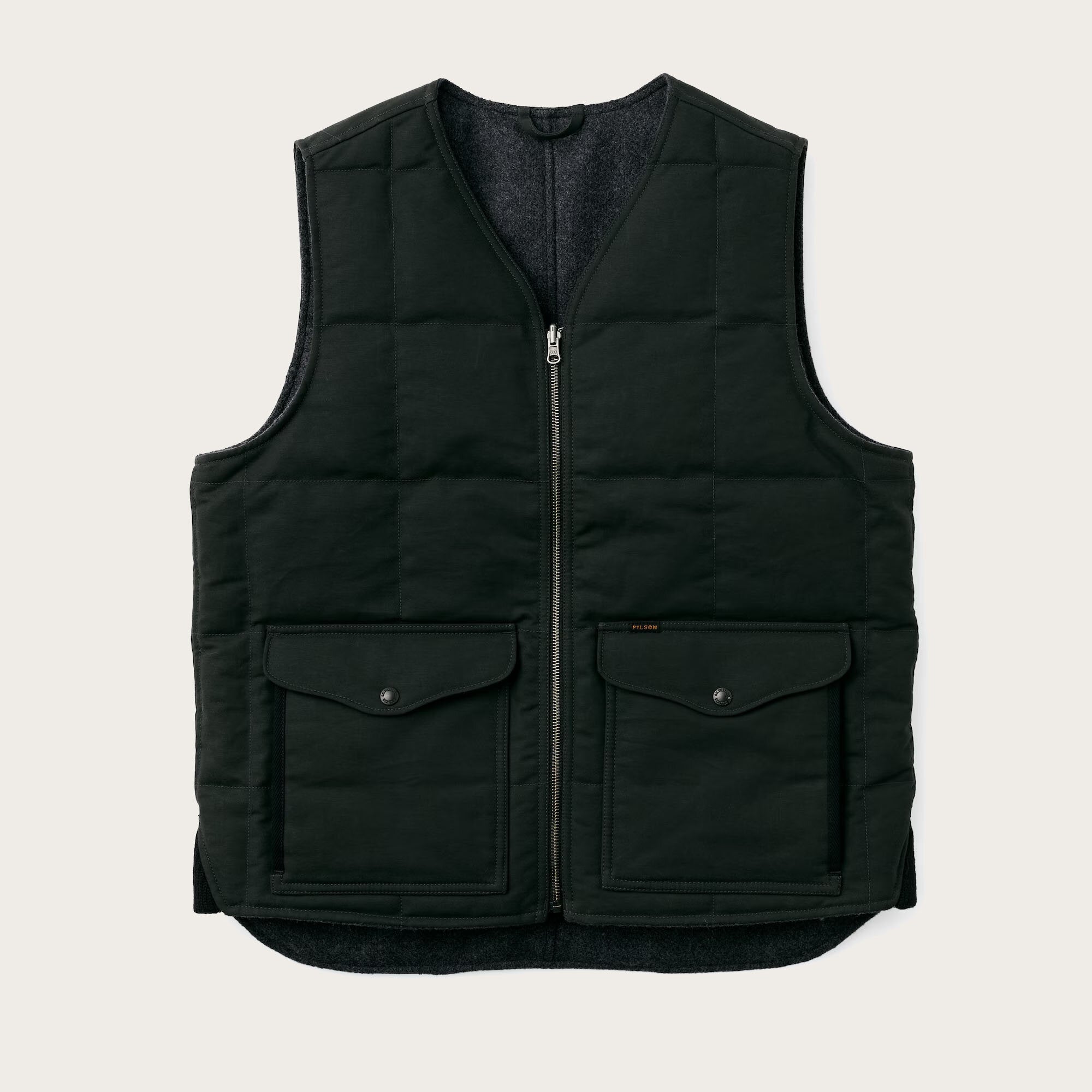 Buckland down vest by Filson | Charcoal (Grey)