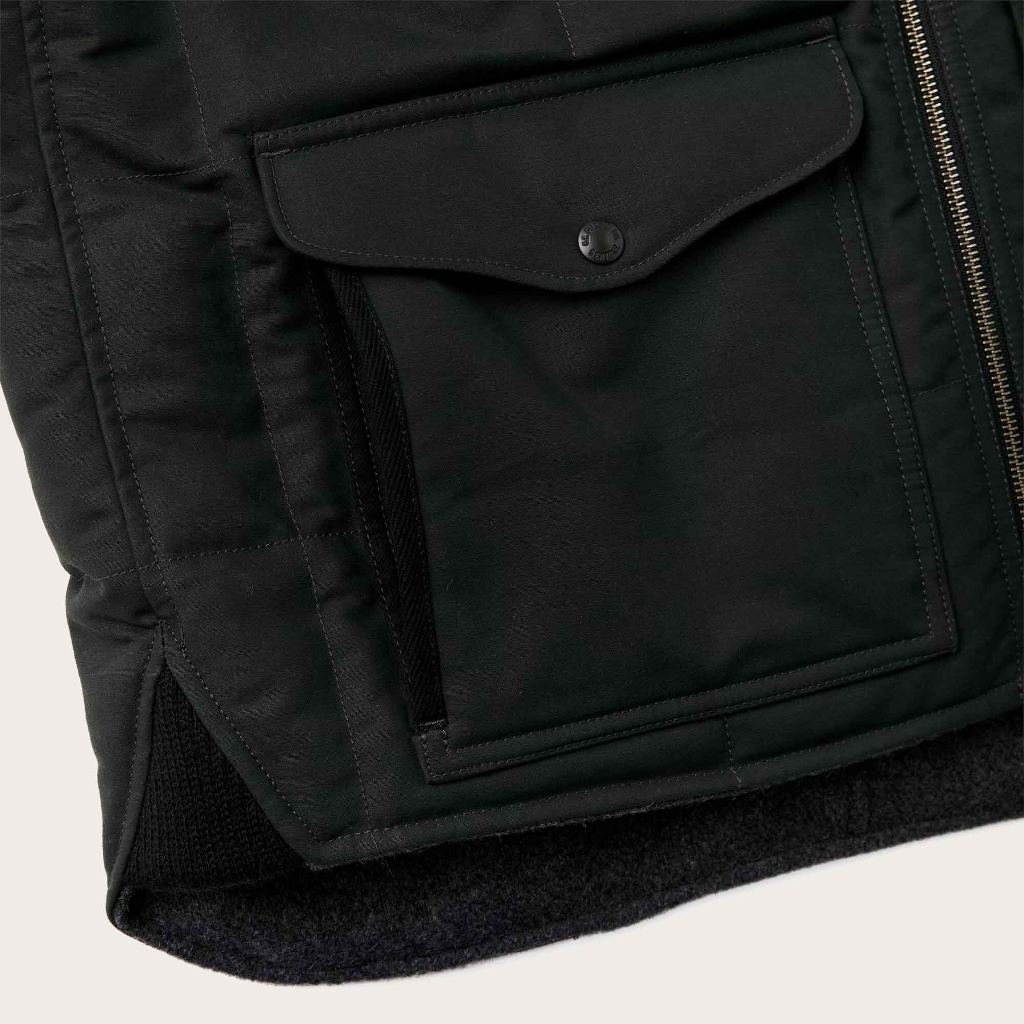 Buckland down vest by Filson | Charcoal (Grey)