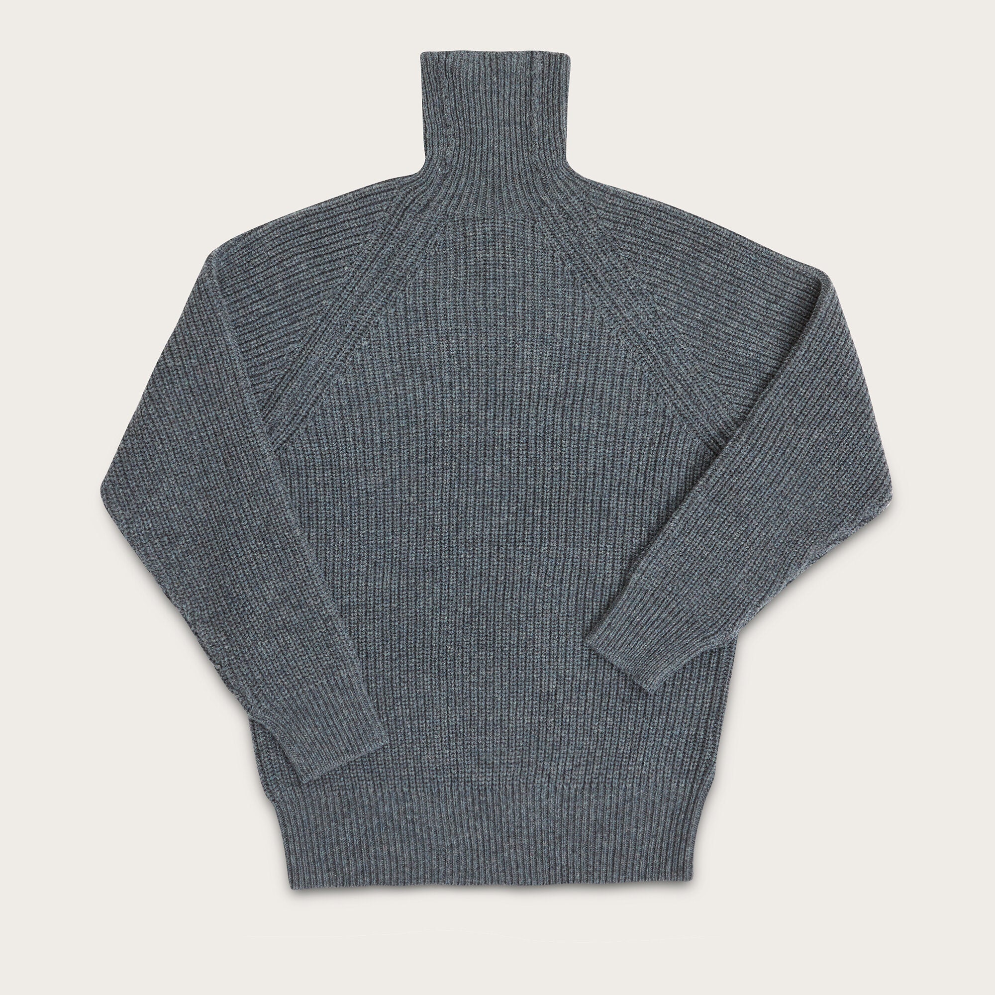 Bristol roll neck sweater by Filson | Heather gray (Grey)