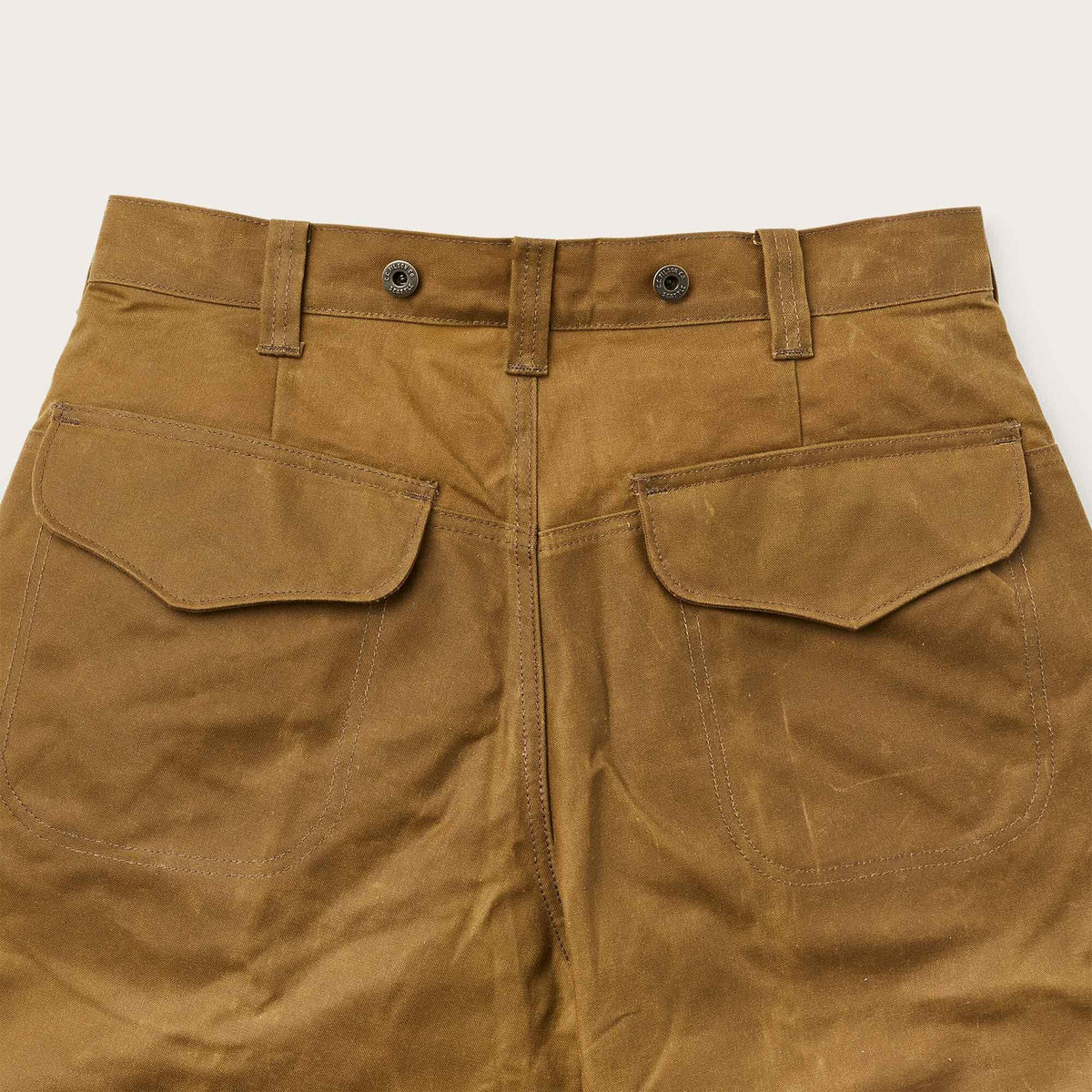 Oil finish double tin pants by Filson | Dark tan (Beige)